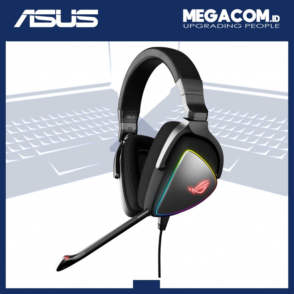Asus ROG DELTA RGB Quad-DAC Gaming Headset | MEGACOM.ID