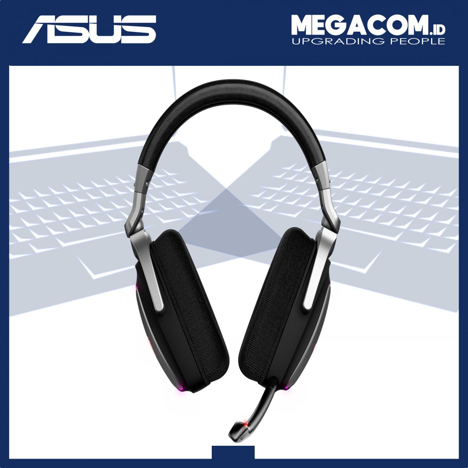 Asus ROG DELTA RGB Quad-DAC Gaming Headset | MEGACOM.ID