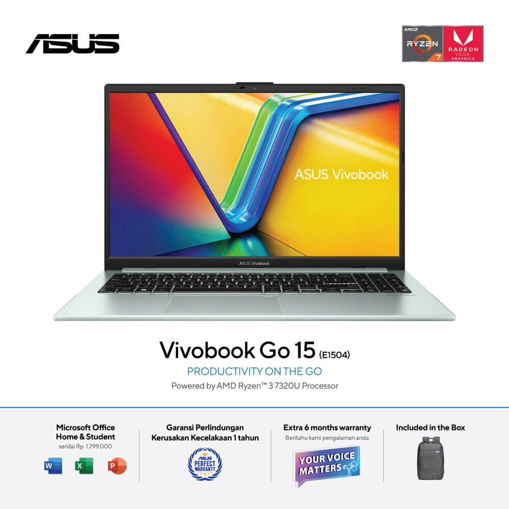 Asus Vivobook Go 15 OLED E1504FA-OLED353 | MEGACOM.ID